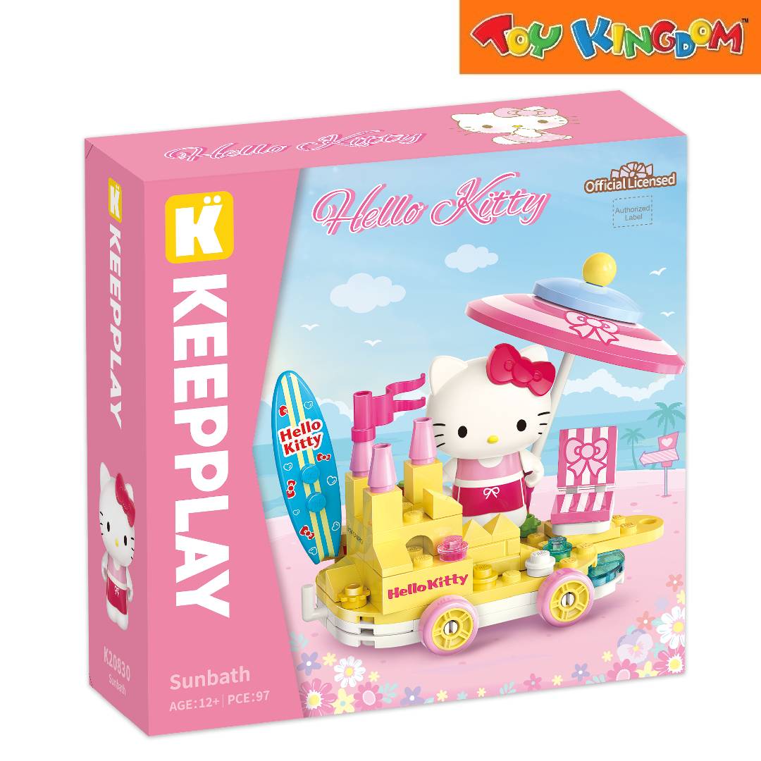 Keepplay Hello Kitty Sunbath 97pcs Building Set | Toy Kingdom