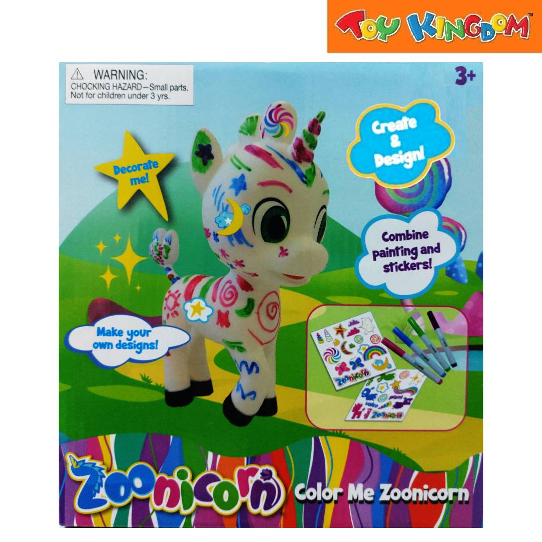 Zoonicorn Color Me Unicorn Create & Design | Toy Kingdom