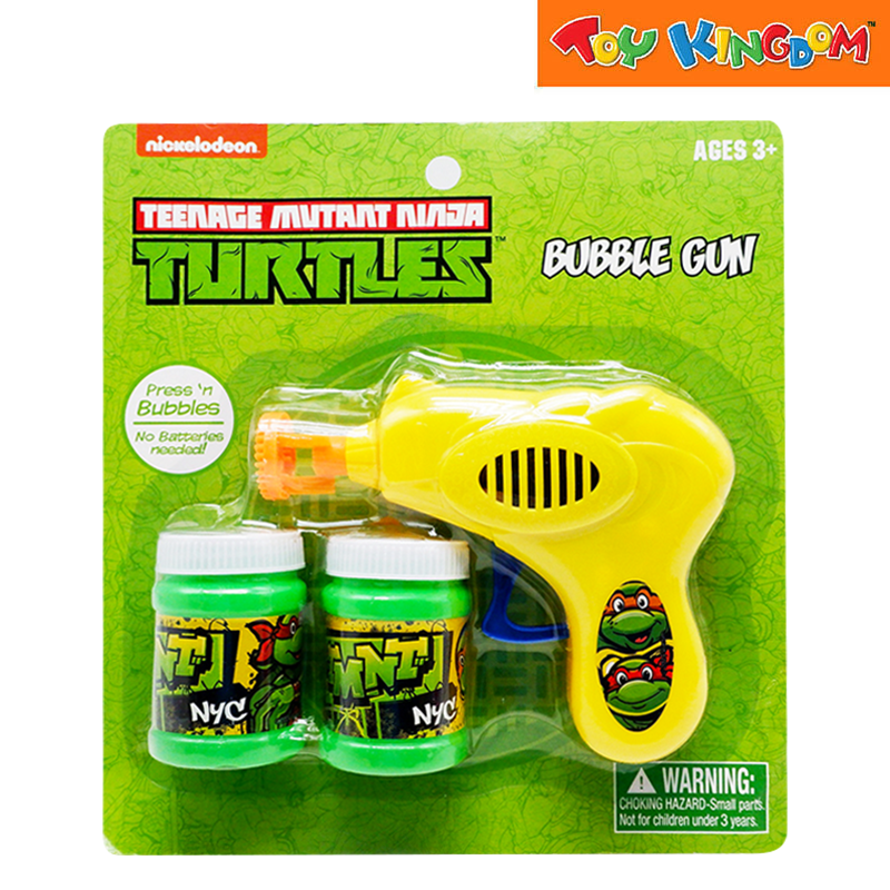 Teenage Mutant Ninja Turtles Bubble Gun Blaster | Toy Kingdom