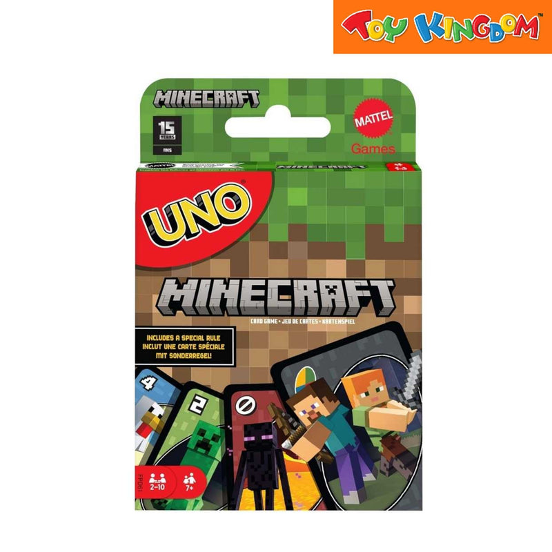 Mattel Games UNO Minecraft Card Game – Toy Kingdom