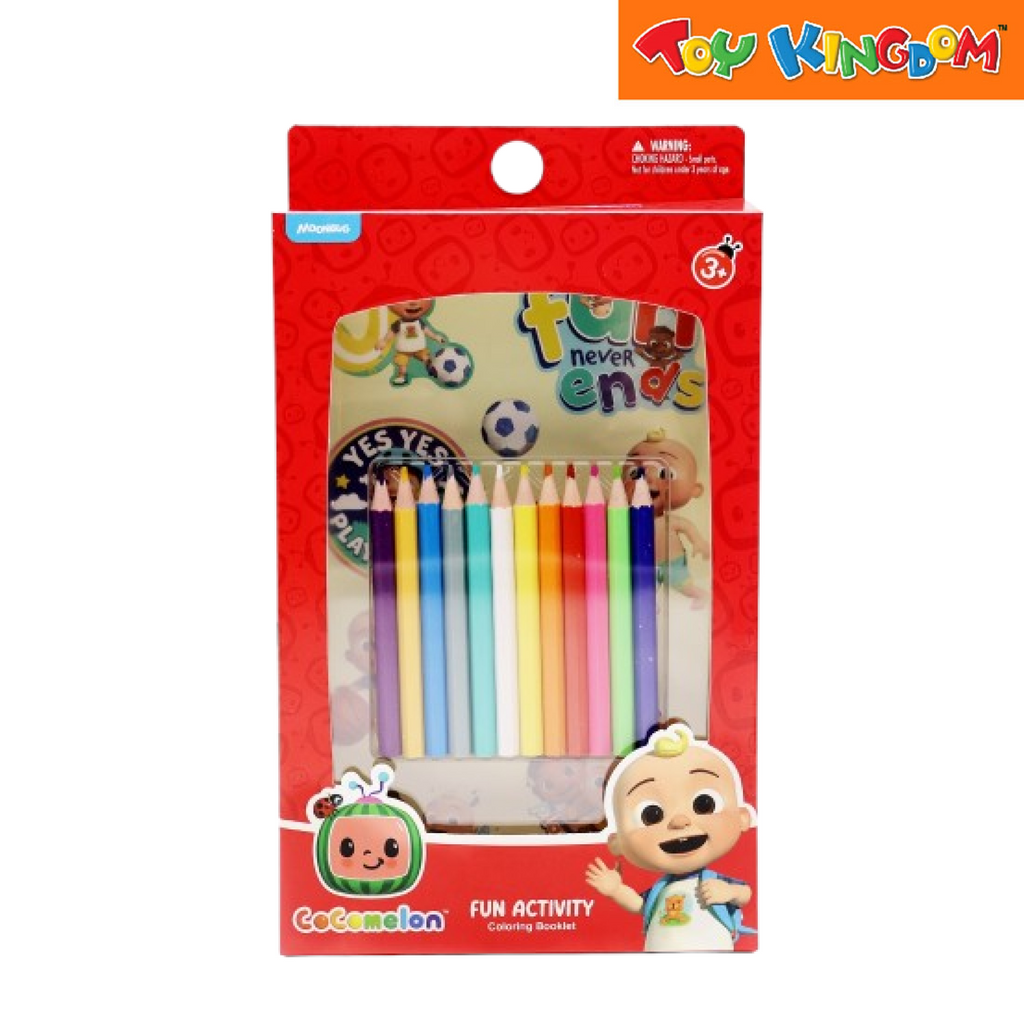 Cocomelon Fun Activity Coloring Booklet – Toy Kingdom