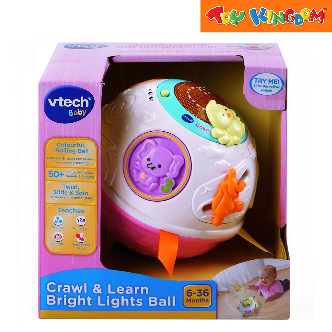 VTech Baby Crawl and Learn Bright Lights Ball | Toy Kingdom
