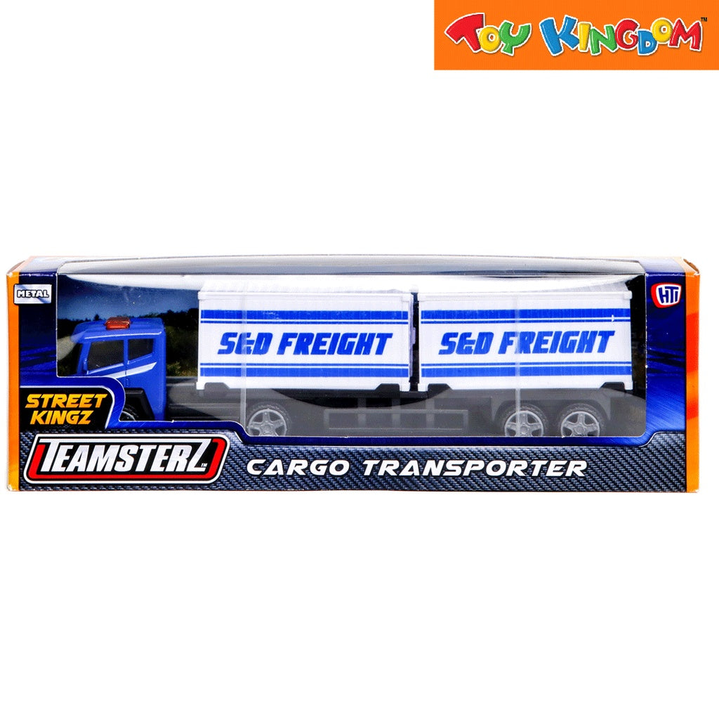 Teamsterz Cargo Transporter Blue Vehicle | Toy Kingdom