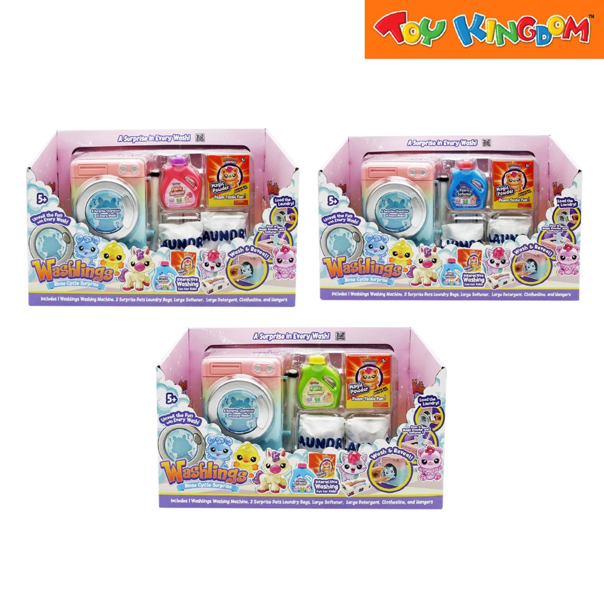 Washlings Rinse Cycle Surprise Playset – Toy Kingdom