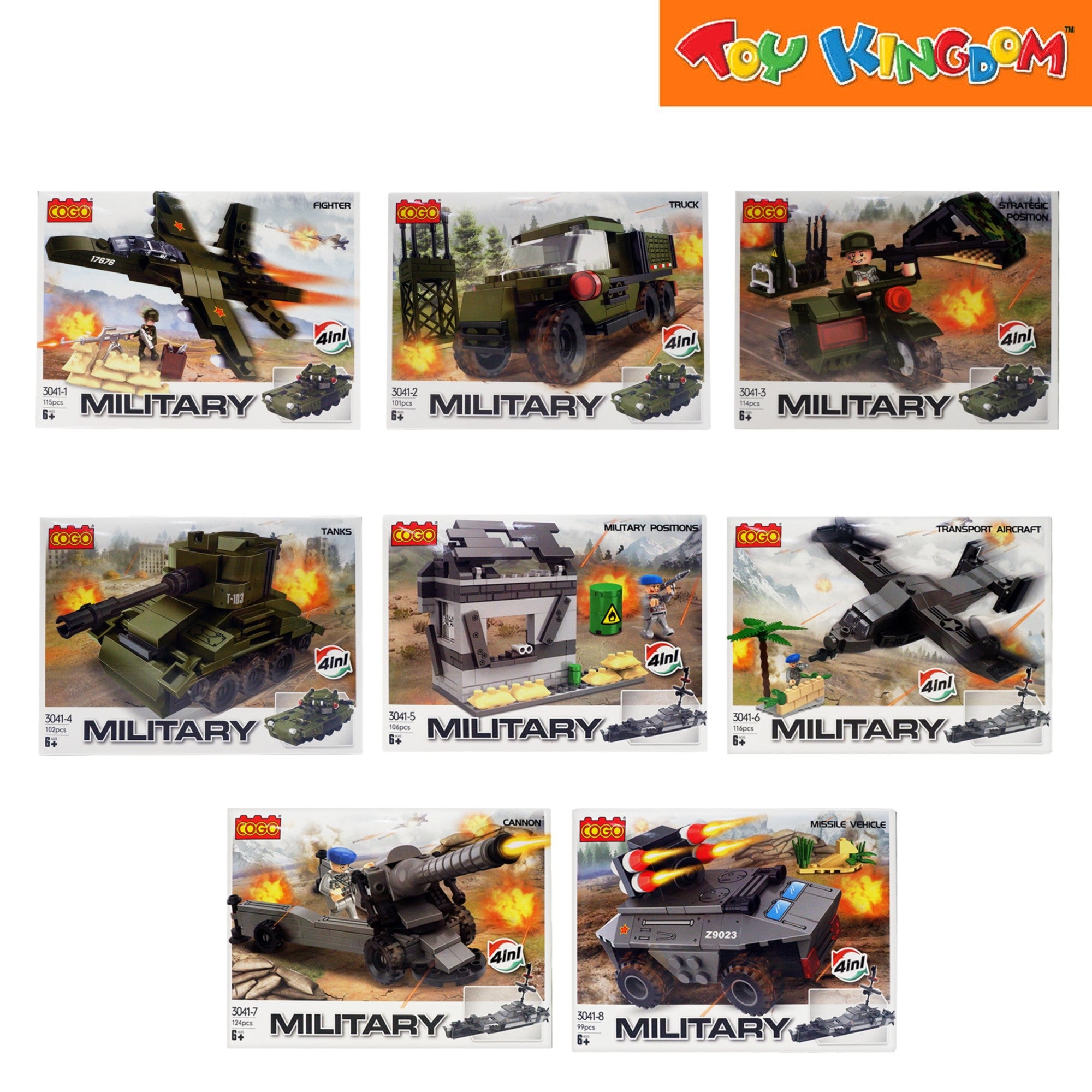 Cogo Blocks Military Collection – Toy Kingdom