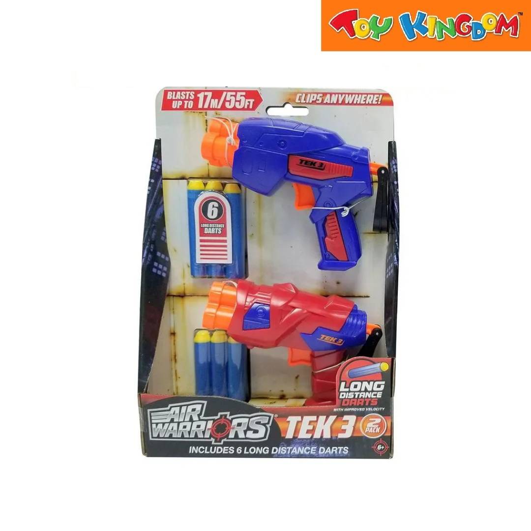 Buzz Bee Air Warriors TEK 3 2 Pack Blaster | Toy Kingdom