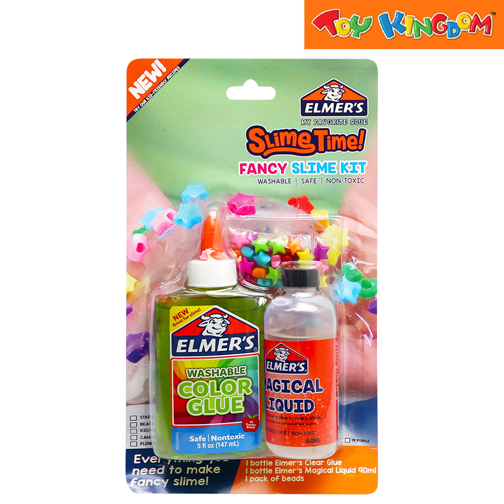 Elmer's Slime Time! Green Fancy Slime Kit | Toy Kingdom