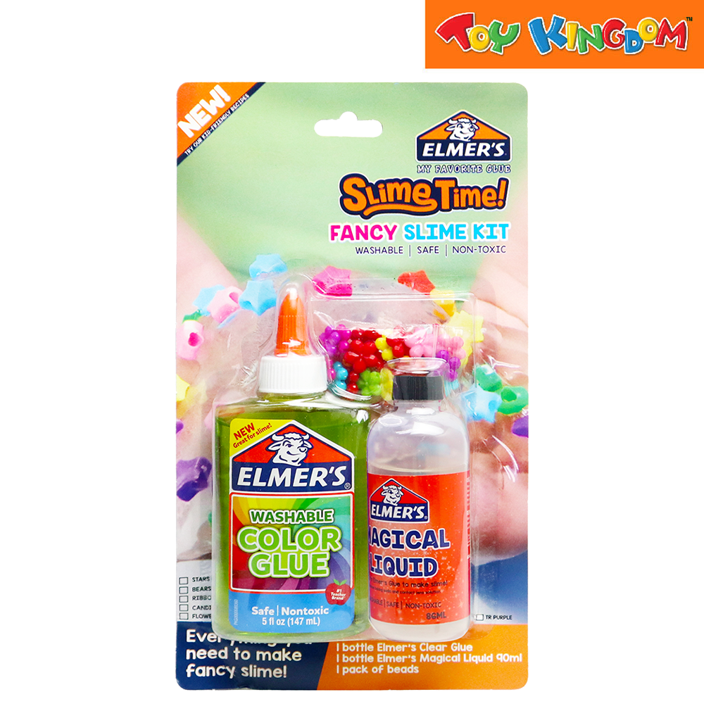 Elmer's Slime Time! Green Fancy Slime Kit | Toy Kingdom
