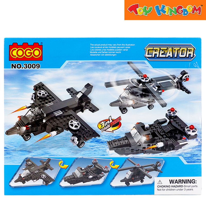 Cogo 3009 Creator 117 Pcs Building Blocks | Toy Kingdom