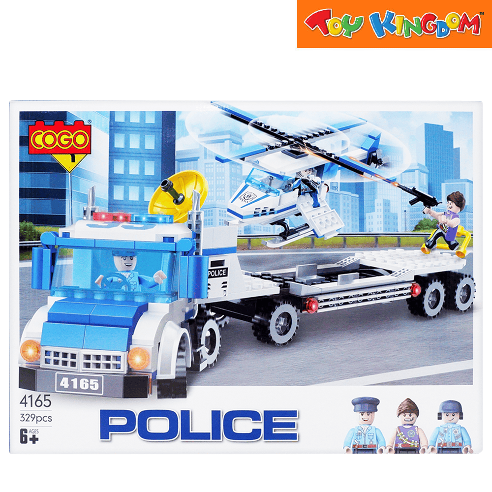 Cogo Police 329 pcs Building Blocks | Toy Kingdom