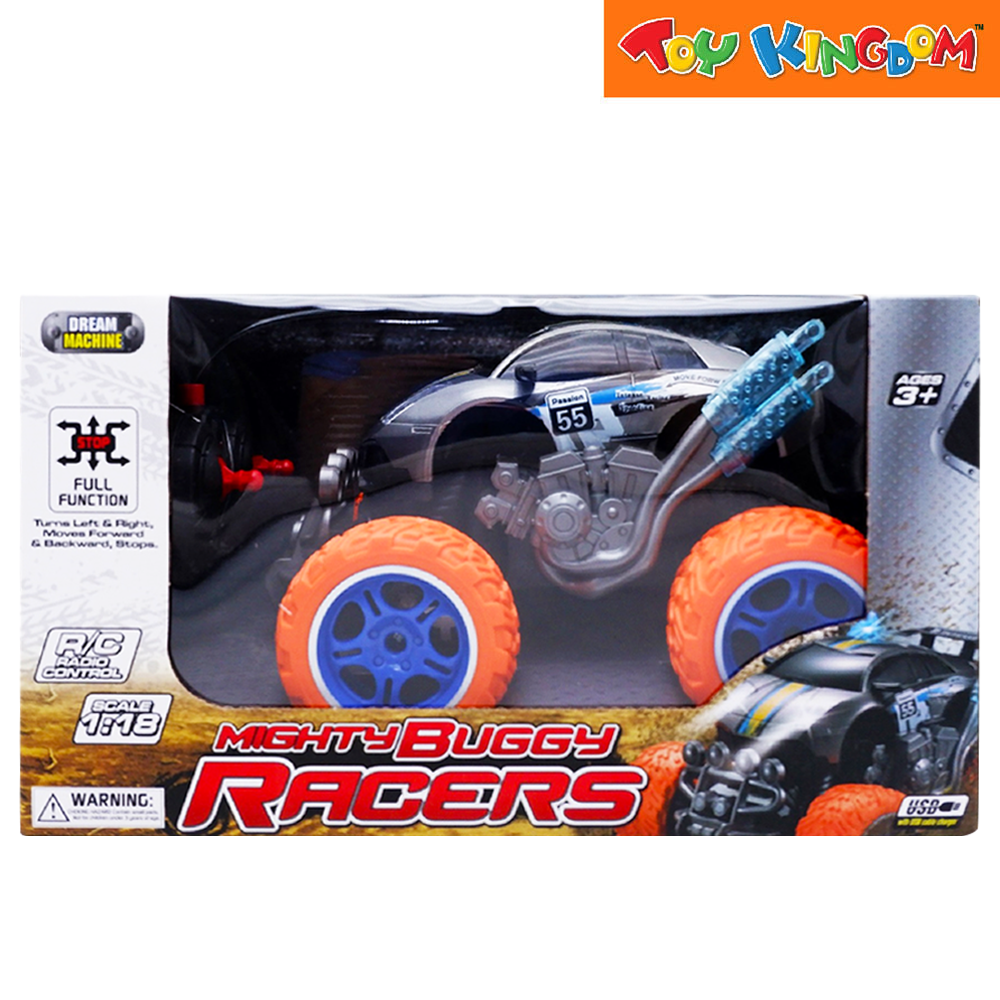 Dream Machine Mighty Buggy Racers Gray 1:18 Vehicle | Toy Kingdom