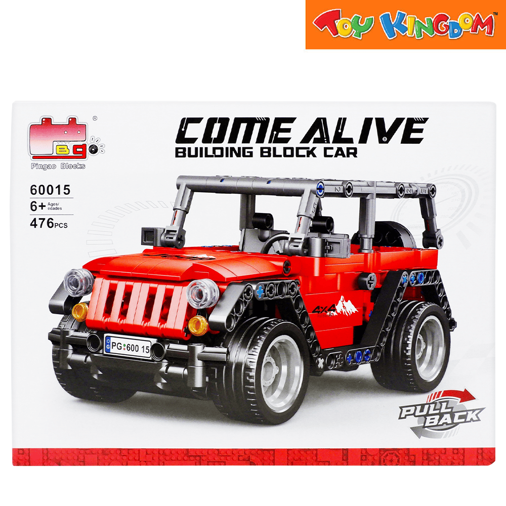 Pingao Blocks 60015 Come Alive Building Block Car 476 pcs Blocks