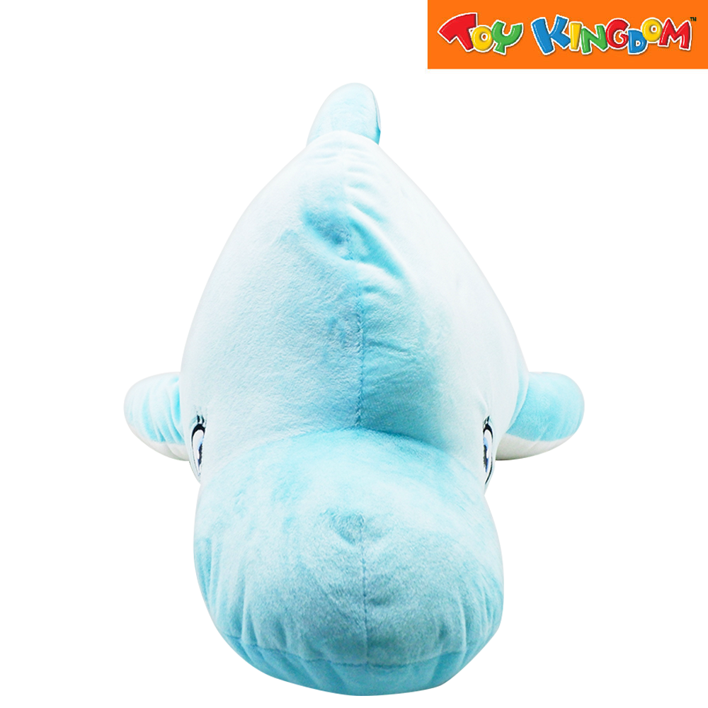 KidShop Dolphin Light Blue 90 cm Plush | Toy Kingdom