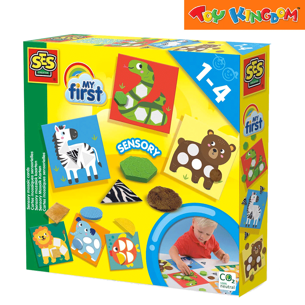SES Creative My First Sensory Mosaic Cards Playset | Toy Kingdom