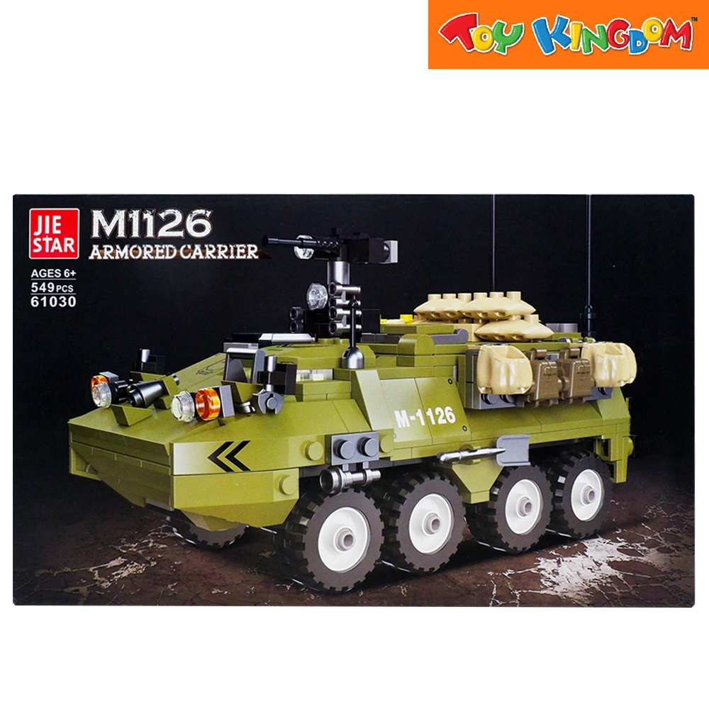 Jie Star 61030 M1126 Armored Carrier 549 Pcs Blocks | Toy Kingdom