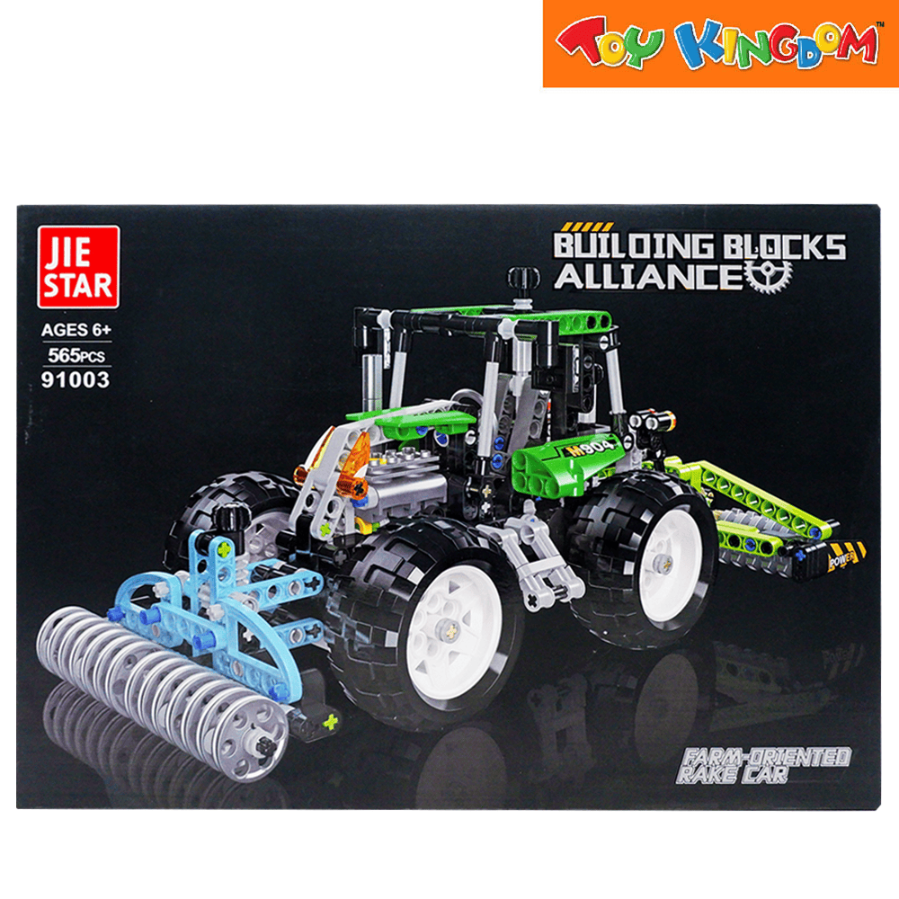 Jie Star 91003 Farm-Oriented Rake Car 565 Pcs Building Blocks Alliance