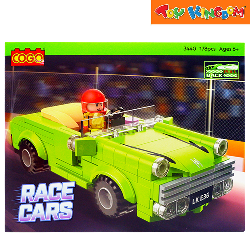 Cogo Race Cars 178pcs Building Blocks | Toy Kingdom