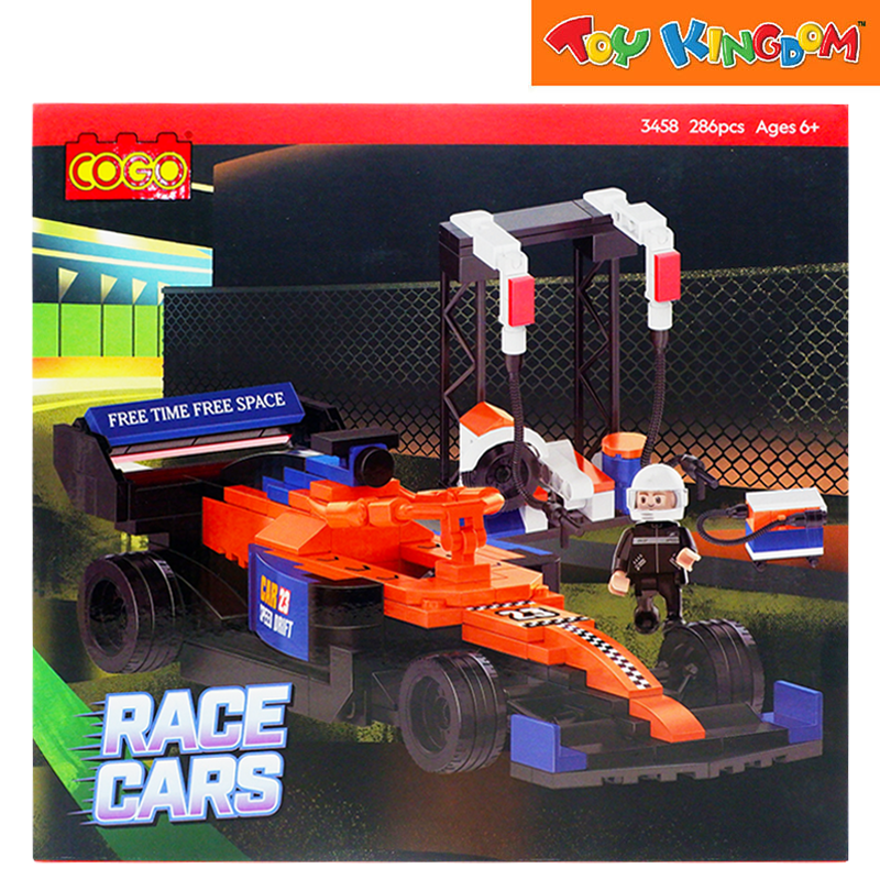 Cogo Race Cars Speed Drift 286pcs Building Blocks | Toy Kingdom