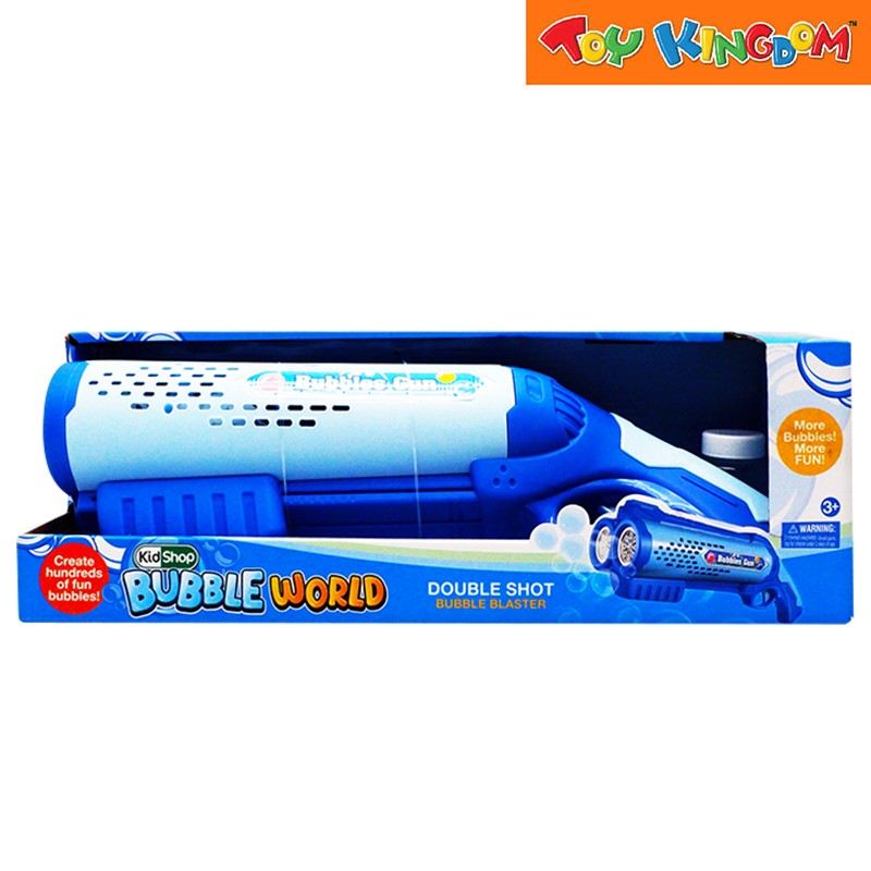 KidShop Bubbles World Double Shot Bubbles Blaster Pool Water & Sand To ...