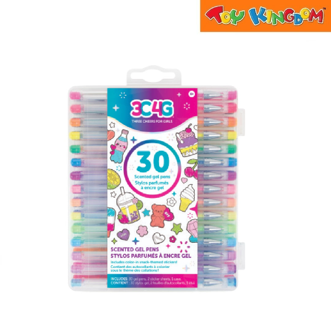Make It Real Three Cheers For Girls Scented Gel Pens 30pcs – Toy Kingdom