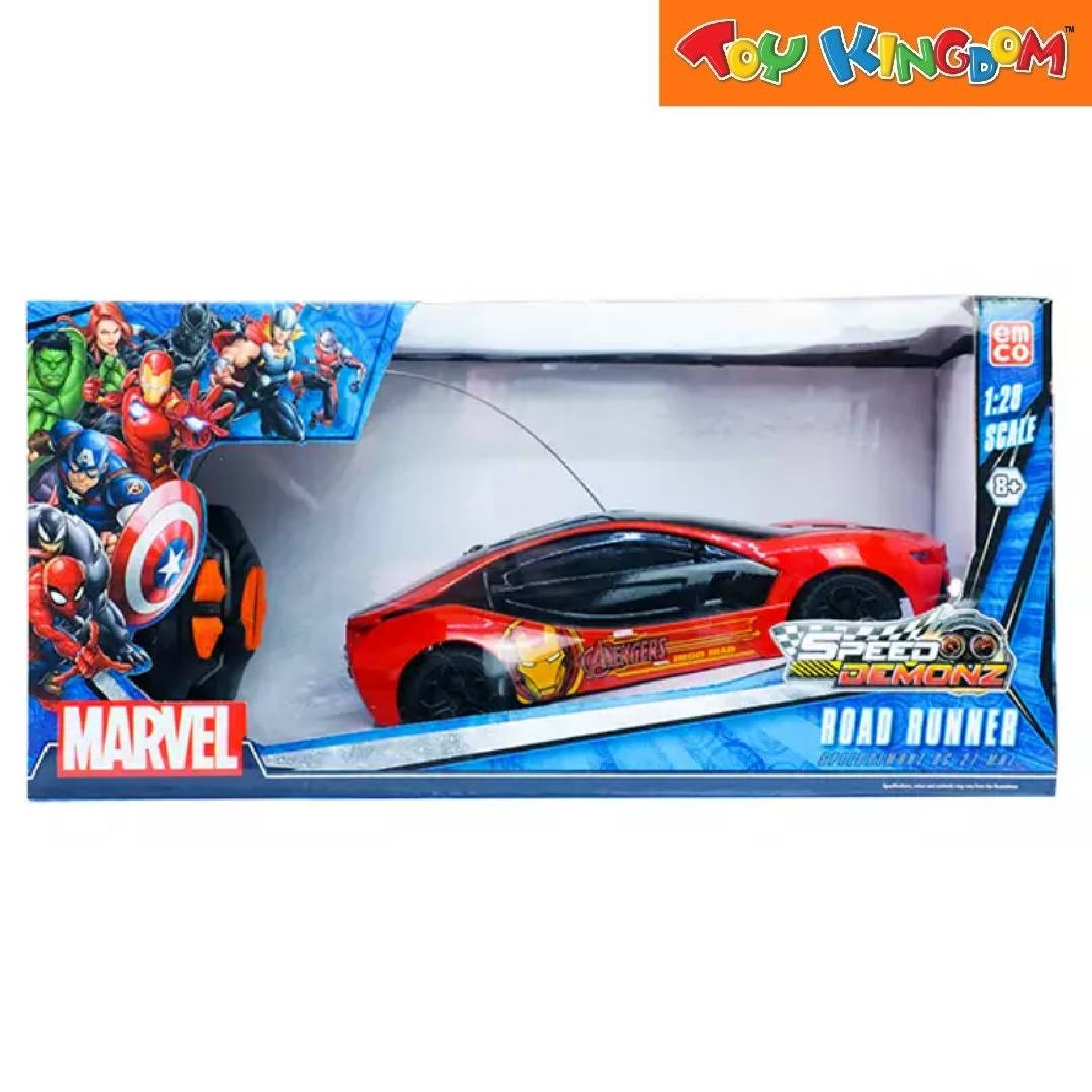 Marvel Speed Demonz Road Runner Iron Man RC Racing Die-cast