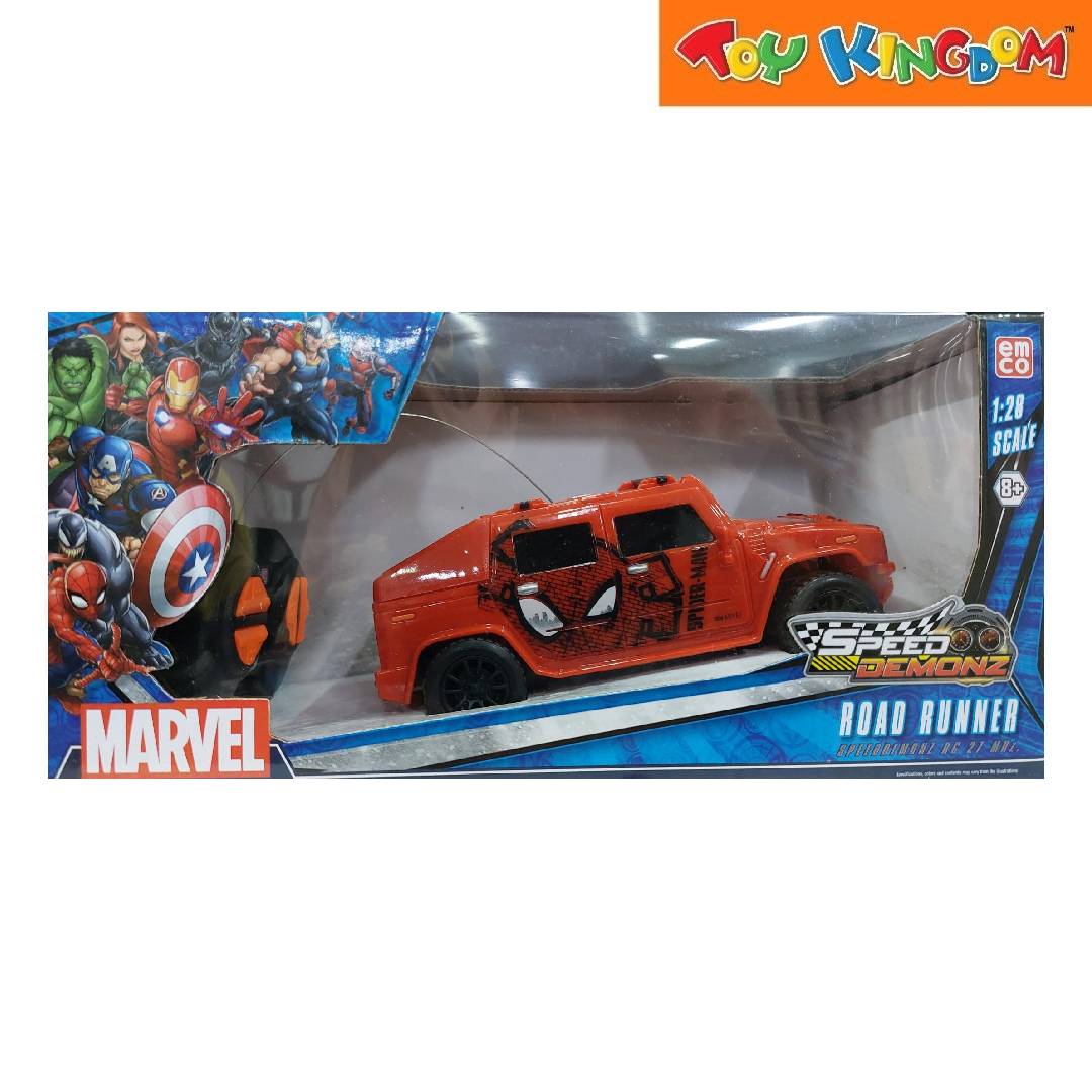 Marvel Speed Demonz Road Runner Spider-Man Jeep RC Die-cast