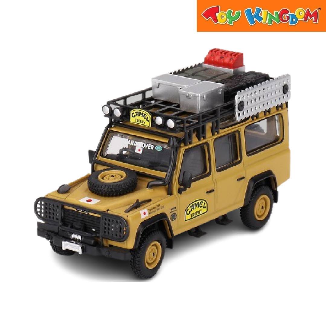Mini GT Land Rover Defender 110 1989 Camel Trophy Amazon Die-cast