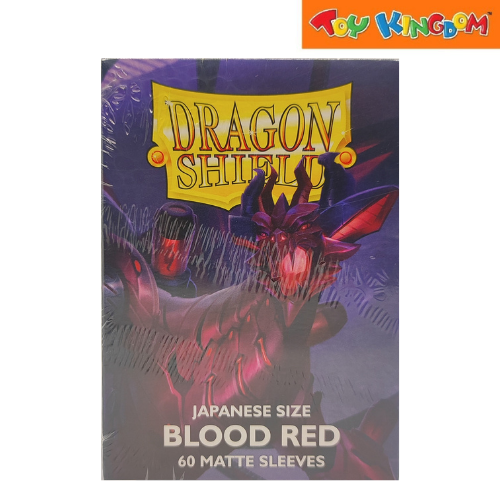Arcane Tinmen Dragon Shield Blood Red Matte 60 Japanese Size Card Slee ...