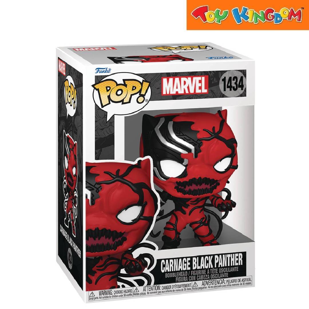Funko Pop! Marvel Carnage Black Panther Bobblehead Figure – Toy Kingdom