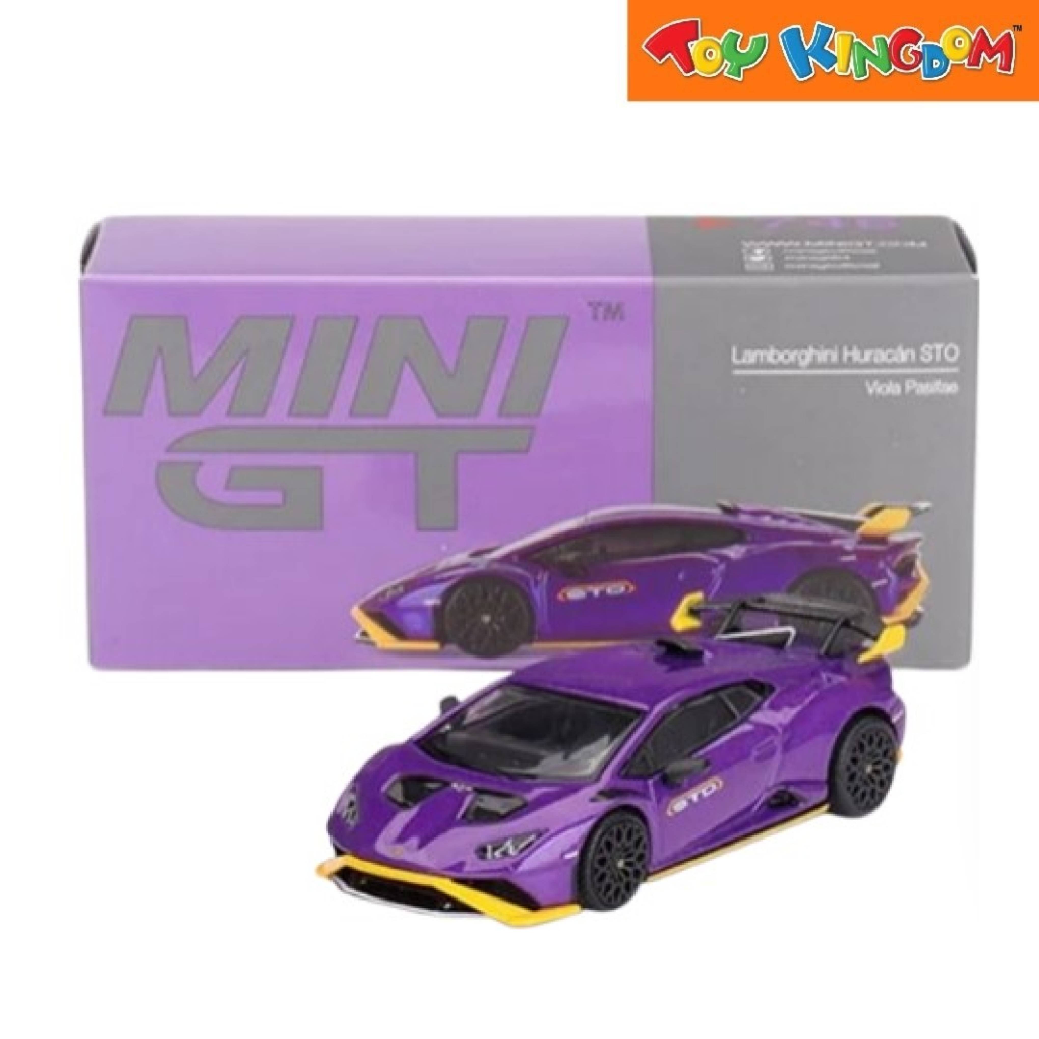 Mini GT Lamborghini Huracán STO Viola Pasifae Die-cast