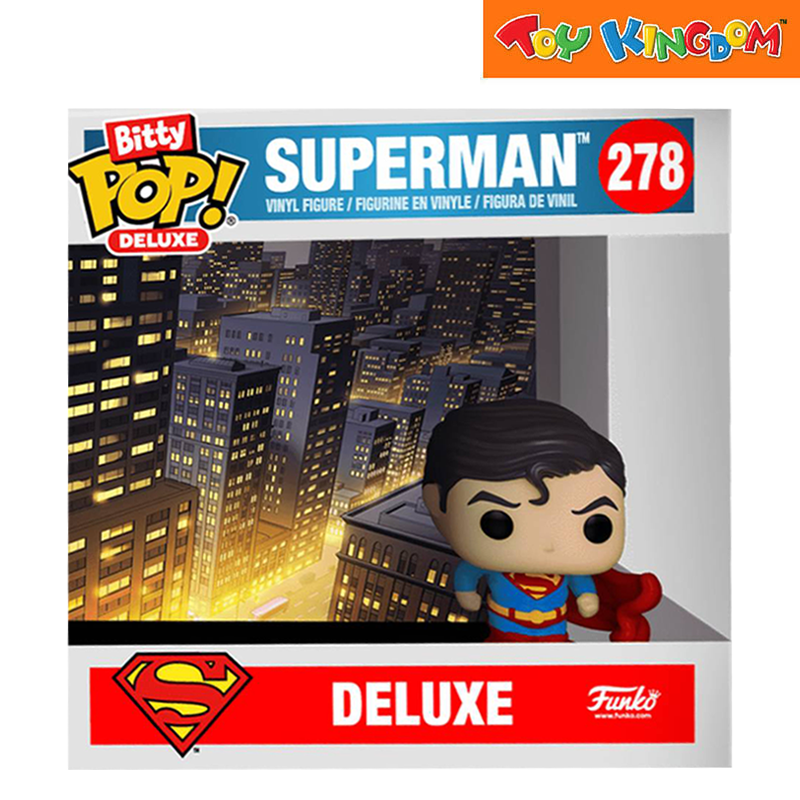 Funko Bitty Pop! Deluxe Superman Vinyl Figure | Toy Kingdom