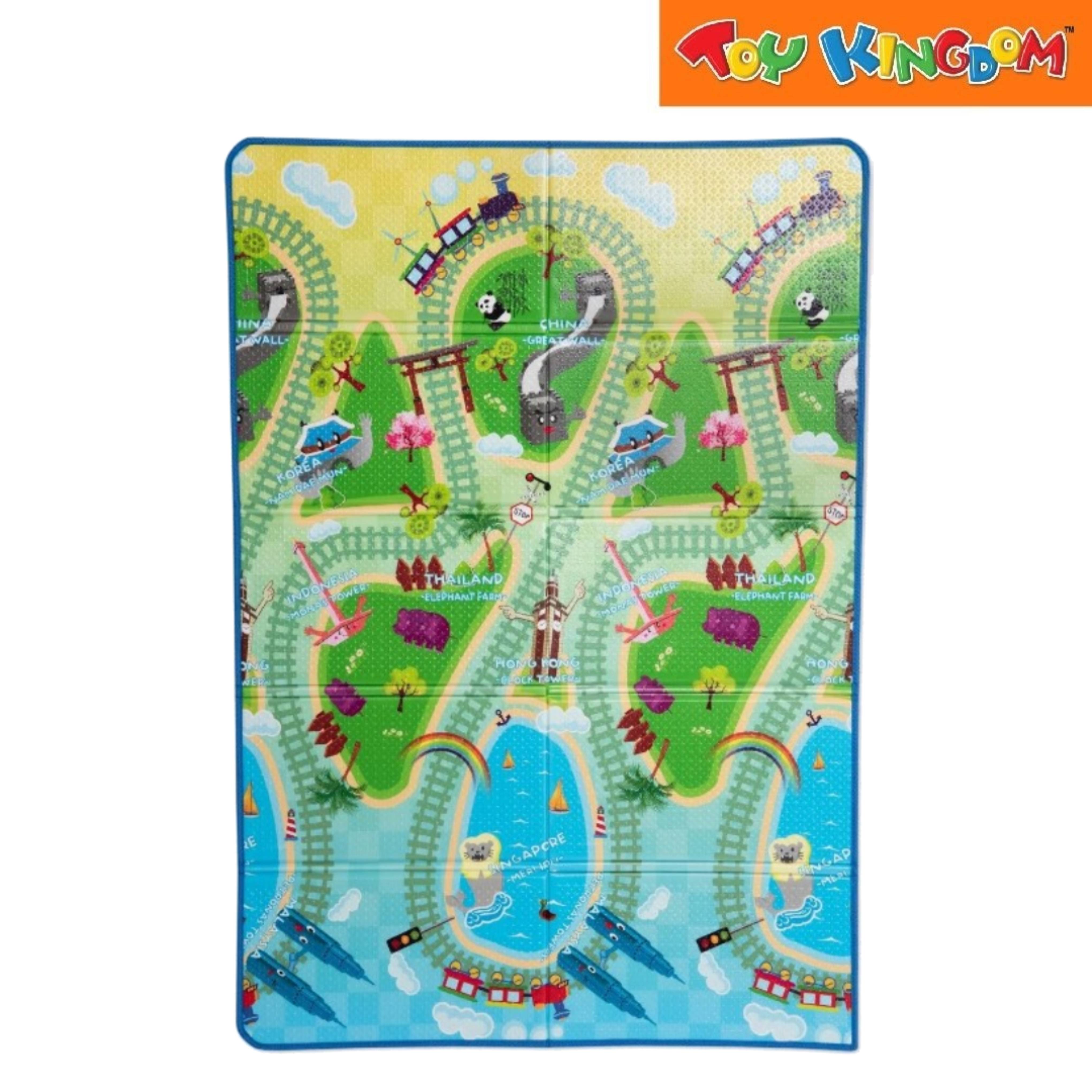 Funnylon Playmat Dual Side Asian Train Tour | Toy Kingdom