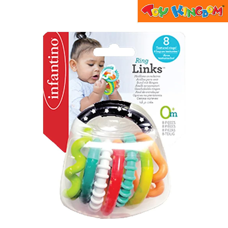 Infantino Textured Ring Links | Toy Kingdom