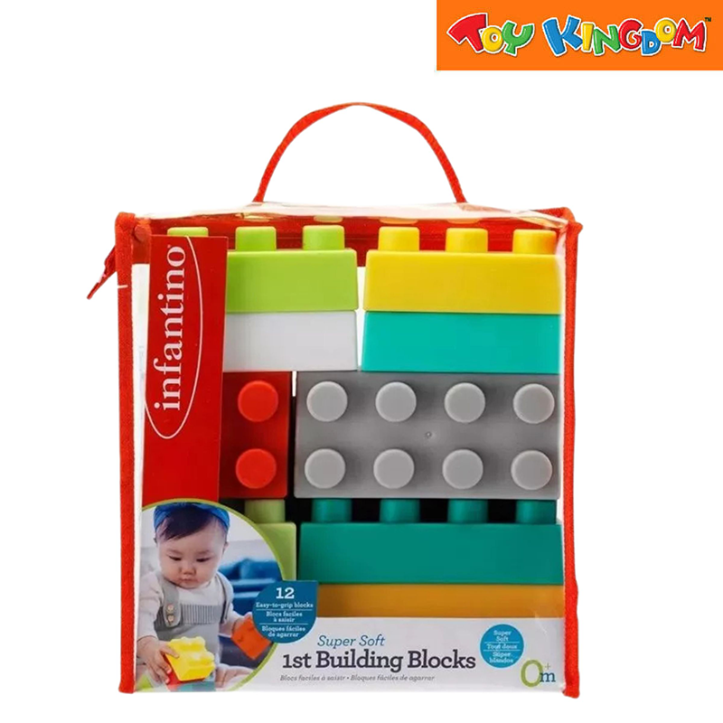 Infantino Super Soft 1St Building Blocks | Toy Kingdom