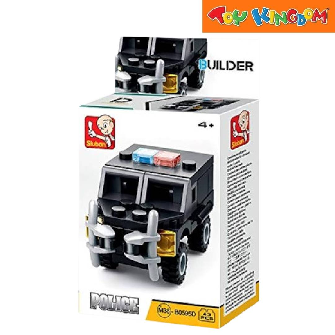 Sluban Builder Police Armored Car 43pcs Bricks Set | Toy Kingdom