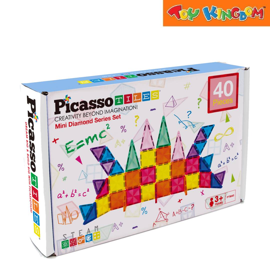 Picasso Tiles Mini Diamond 40pcs Series Set | Toy Kingdom
