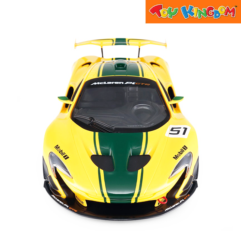 Rastar McLaren P1 GTR Yellow R/C Car | Toy Kingdom