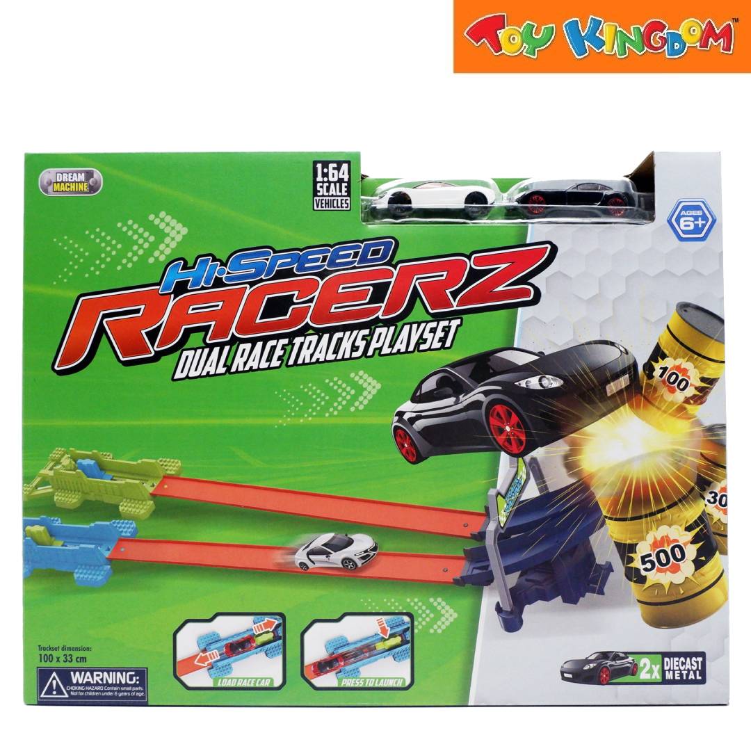 Dream Machine Speed Racerz Dual Race Tracks Playset | Toy Kingdom