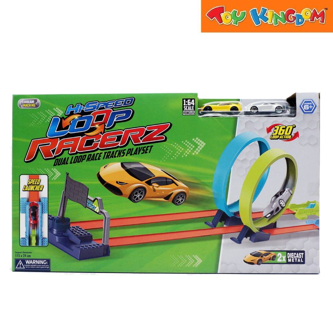 Dream Machine Dual Loop Race Track Playset | Toy Kingdom
