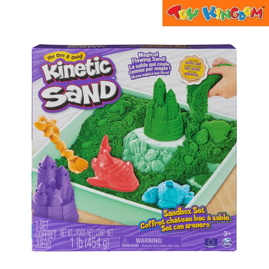 Kinetic Sand Green Sandbox Set | Toy Kingdom
