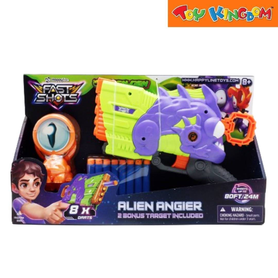 Fast Shots Alien-Gen Alien Angler 8 Foam Darts | Toy Kingdom