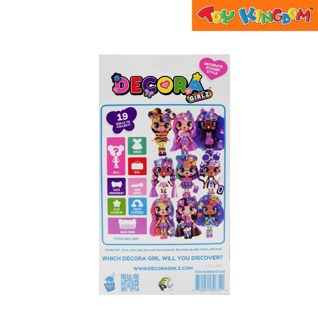 Decora Girlz The Sticker 'N Style Dolls | Toy Kingdom