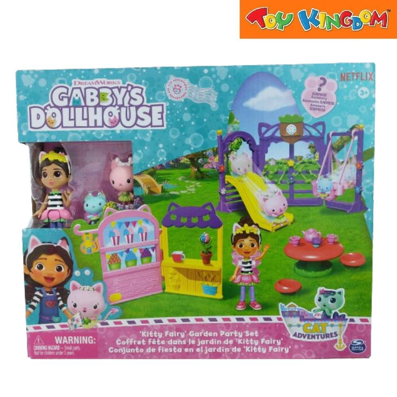Gabbys Dollhouse Kitty Fairy Garden Party Playset Toy Kingdom