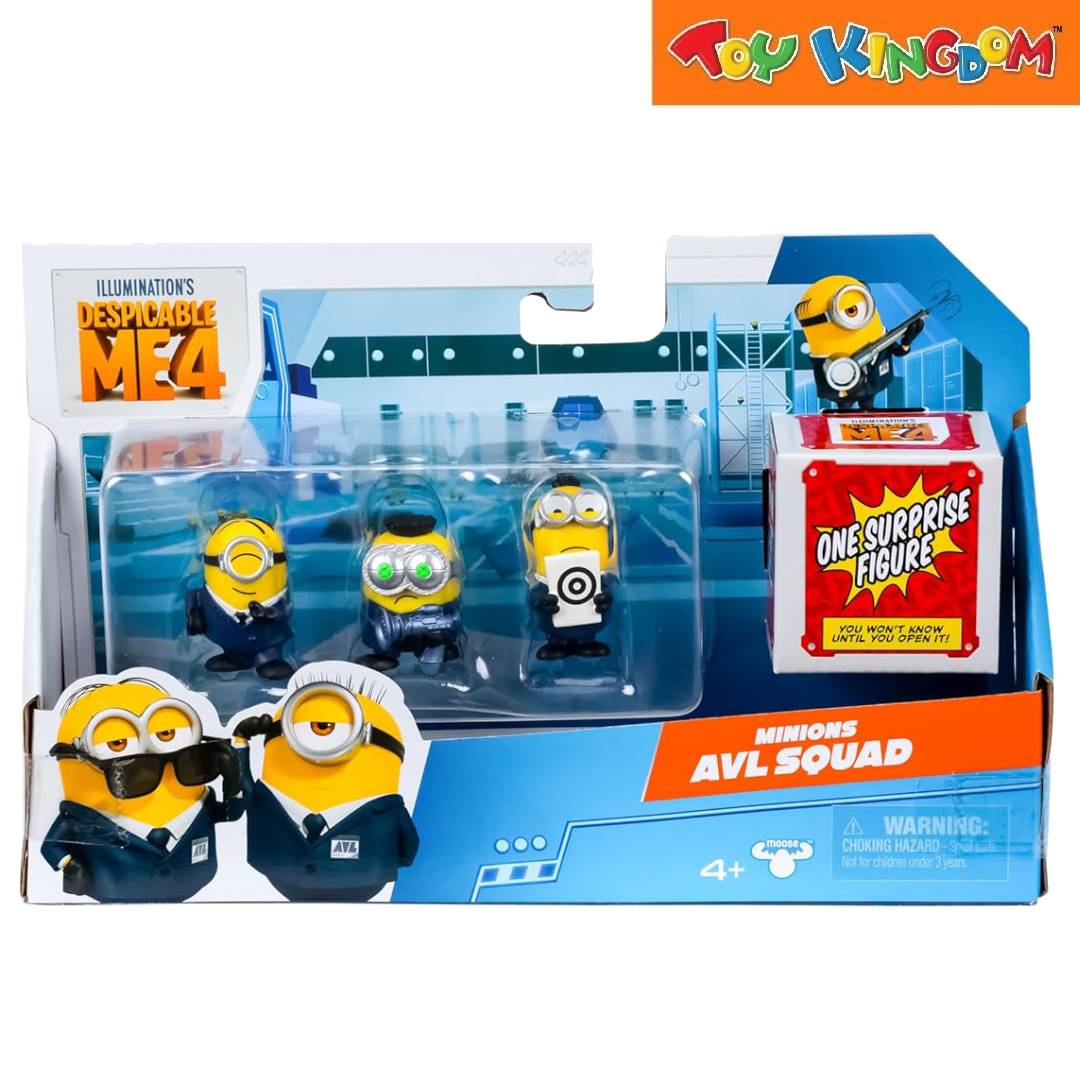 Despicable Me 4 Deluxe Minions AVL Squad Action Figure