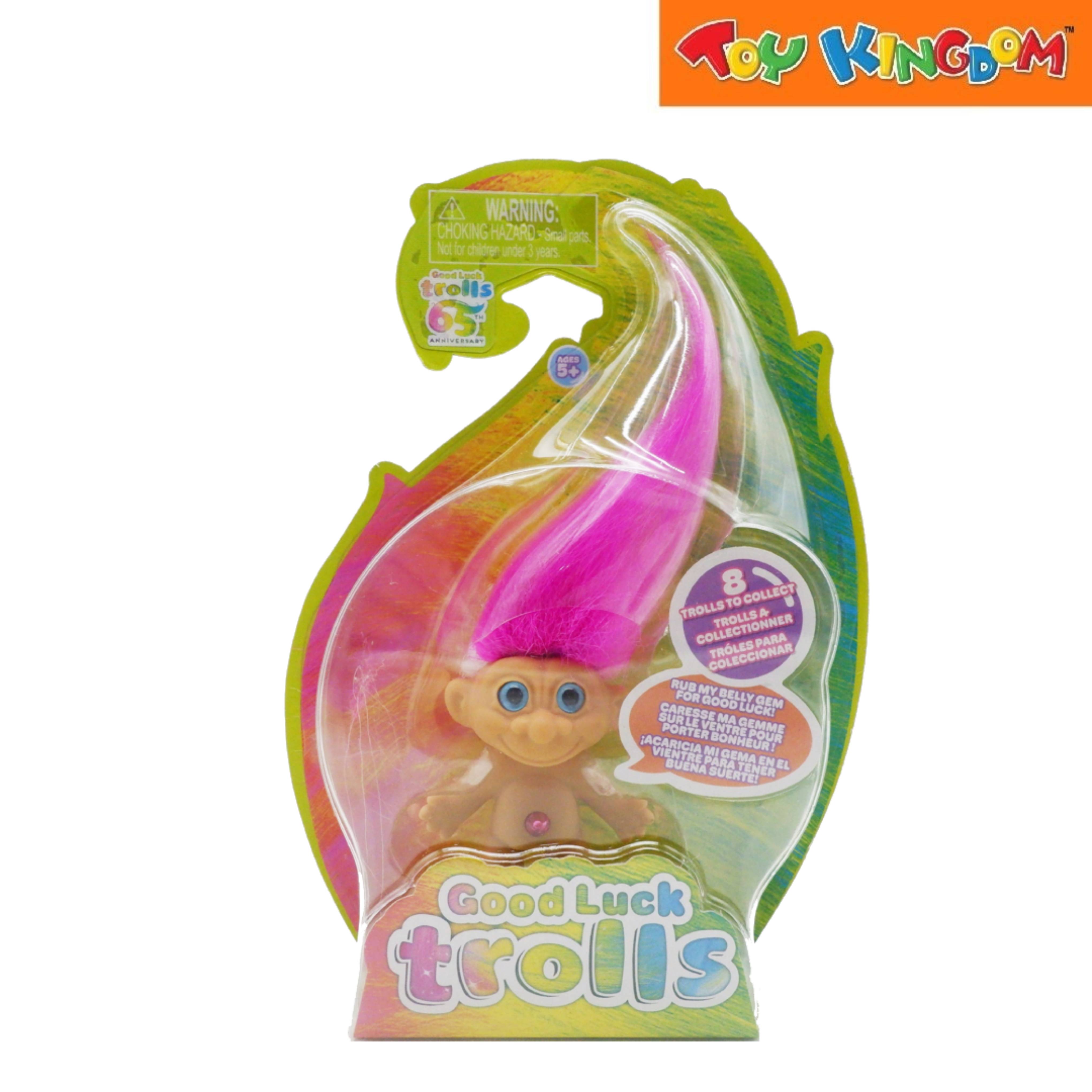 Head Start 65th Anniversary Good Luck Trolls Healing White Pink Hair Troll