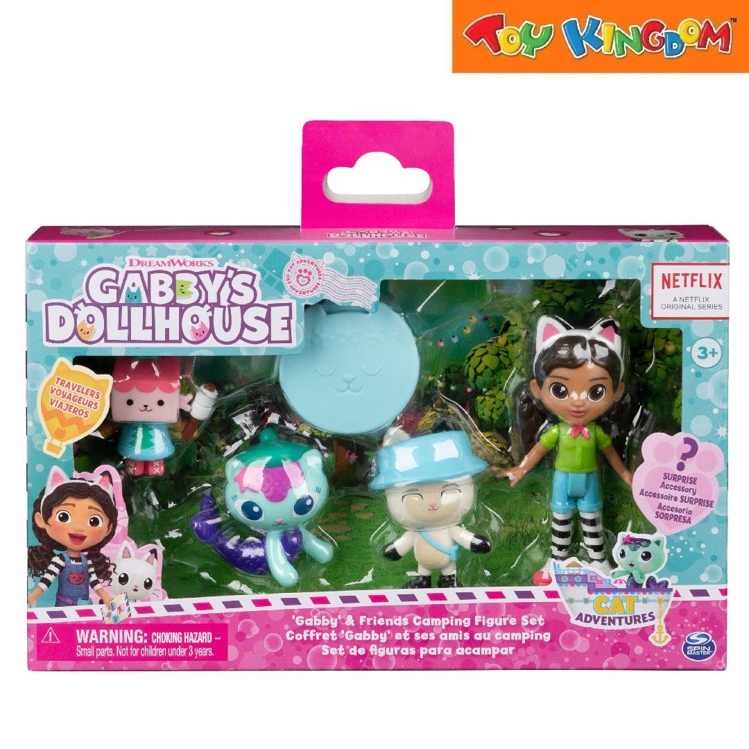 Gabby's Dollhouse Camping Figure Set Gabby & Friends Playset – Toy Kingdom