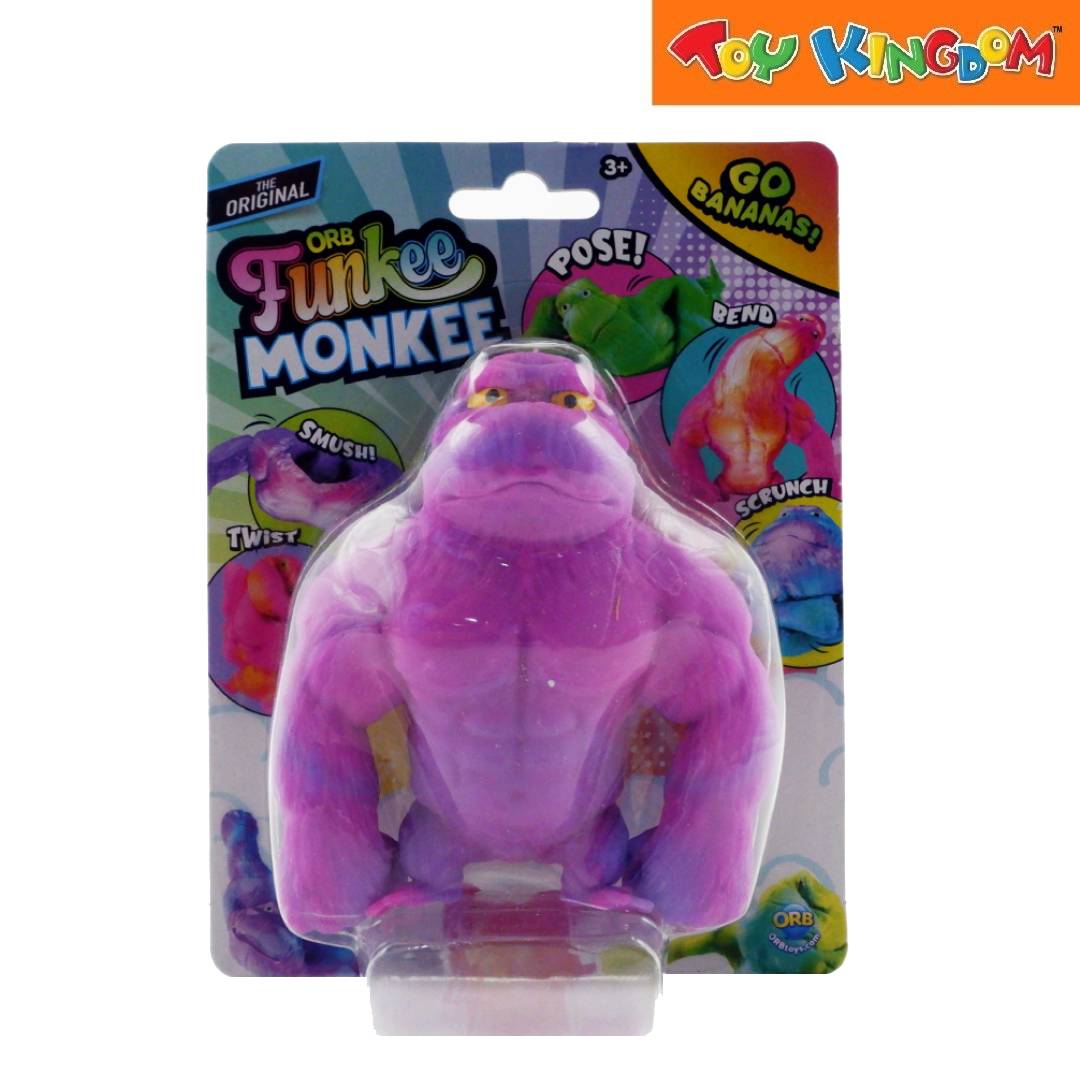 Orb Funkee Monkee Purple Mega Squishy Toys | Toy Kingdom