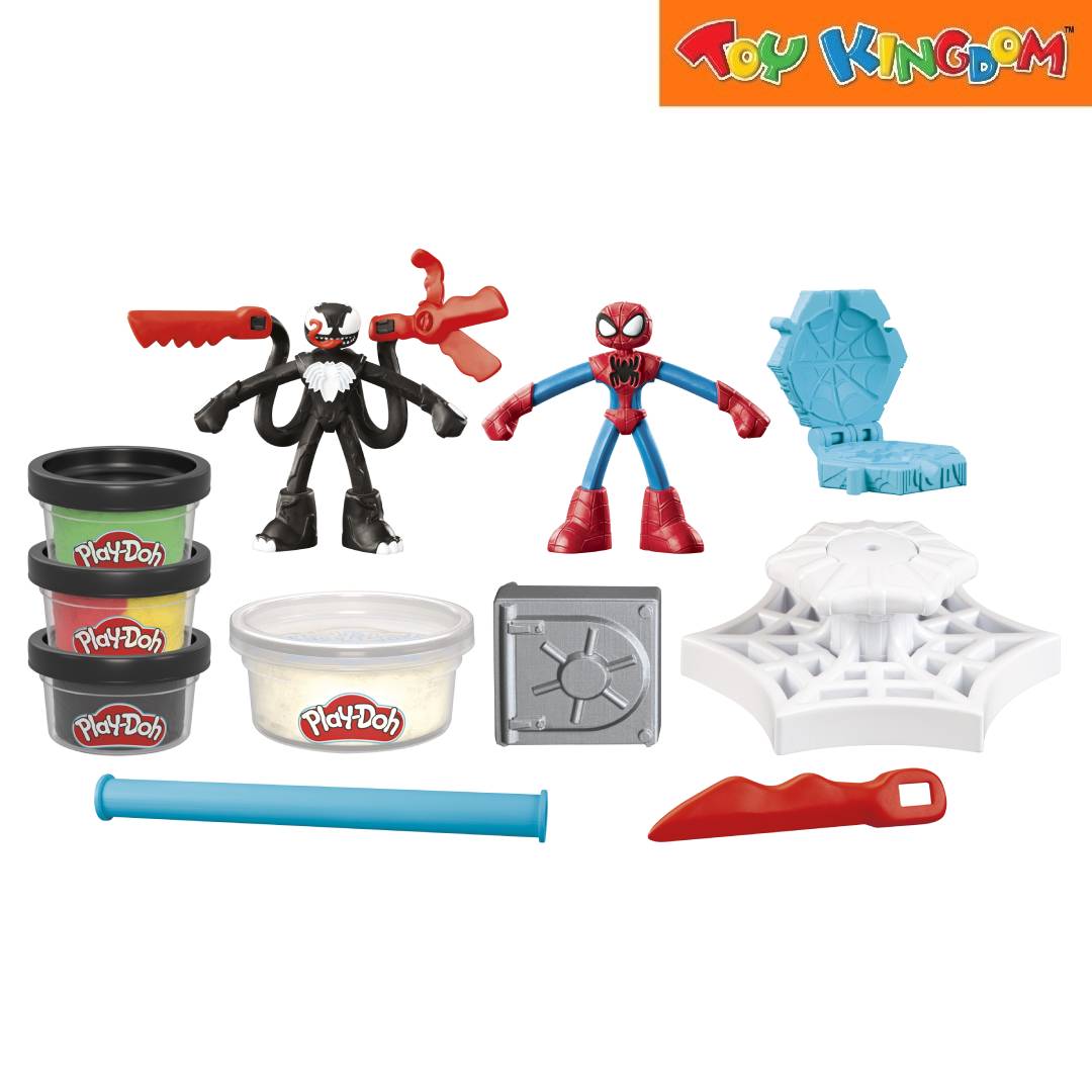 Play-Doh Marvel Launch & Slice Battle Spider-Man Playset – Toy Kingdom