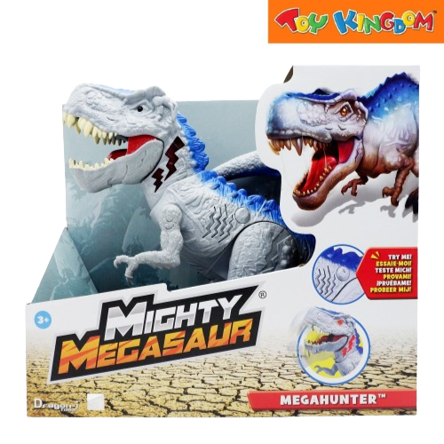 Dragon-I Mighty Megasaur Megahunter T-rex Gray Dinosaur