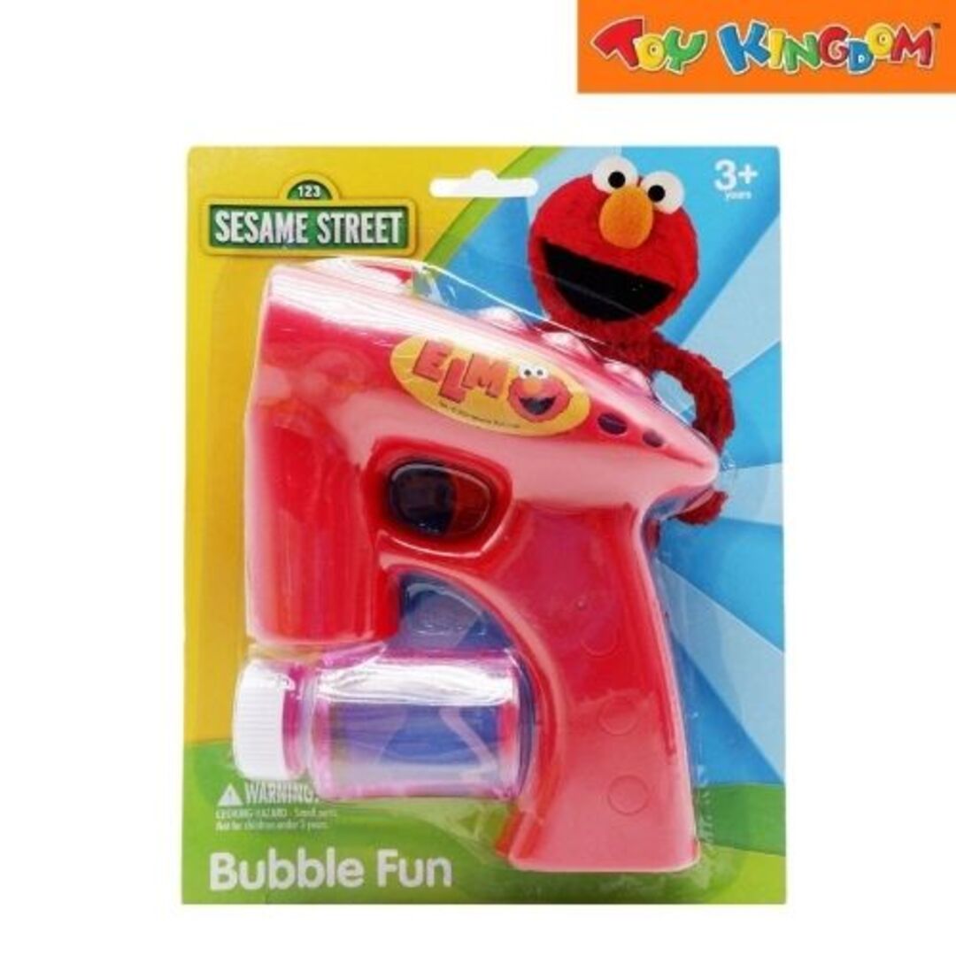 Sesame Street Elmo Red Bubble Fun | Toy Kingdom